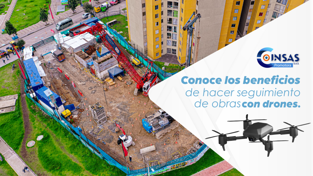 Conoce los beneficios de hacer seguimiento de obras con drones